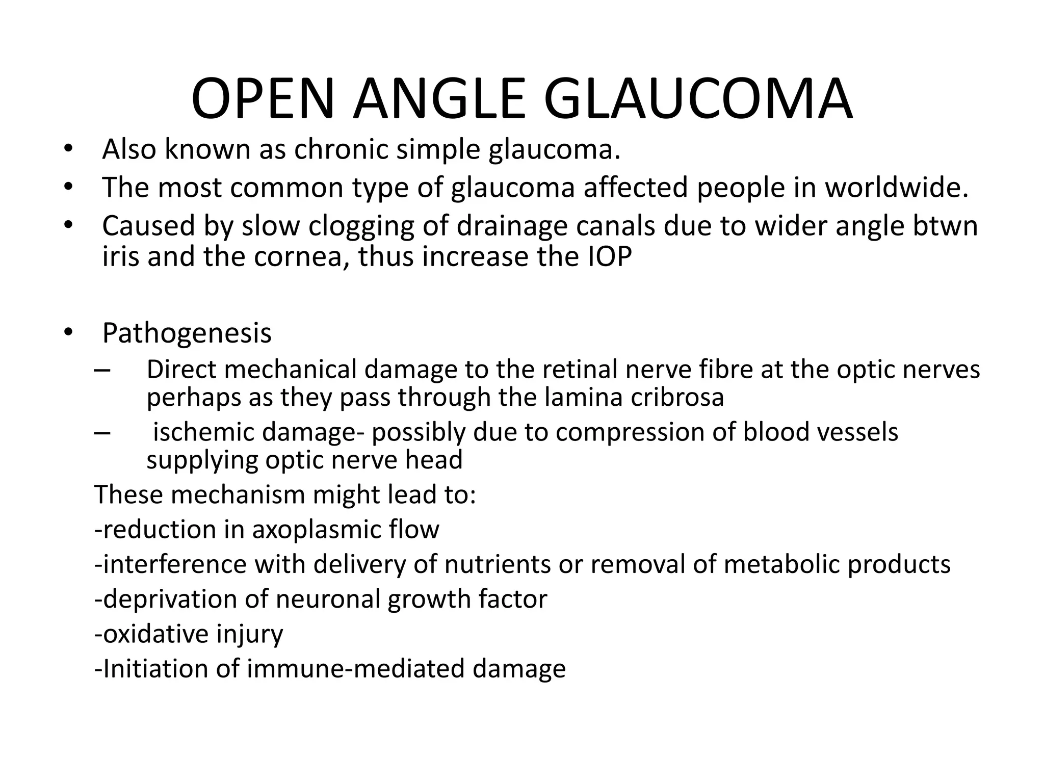 Glaucoma (opthalmology) | PPTX