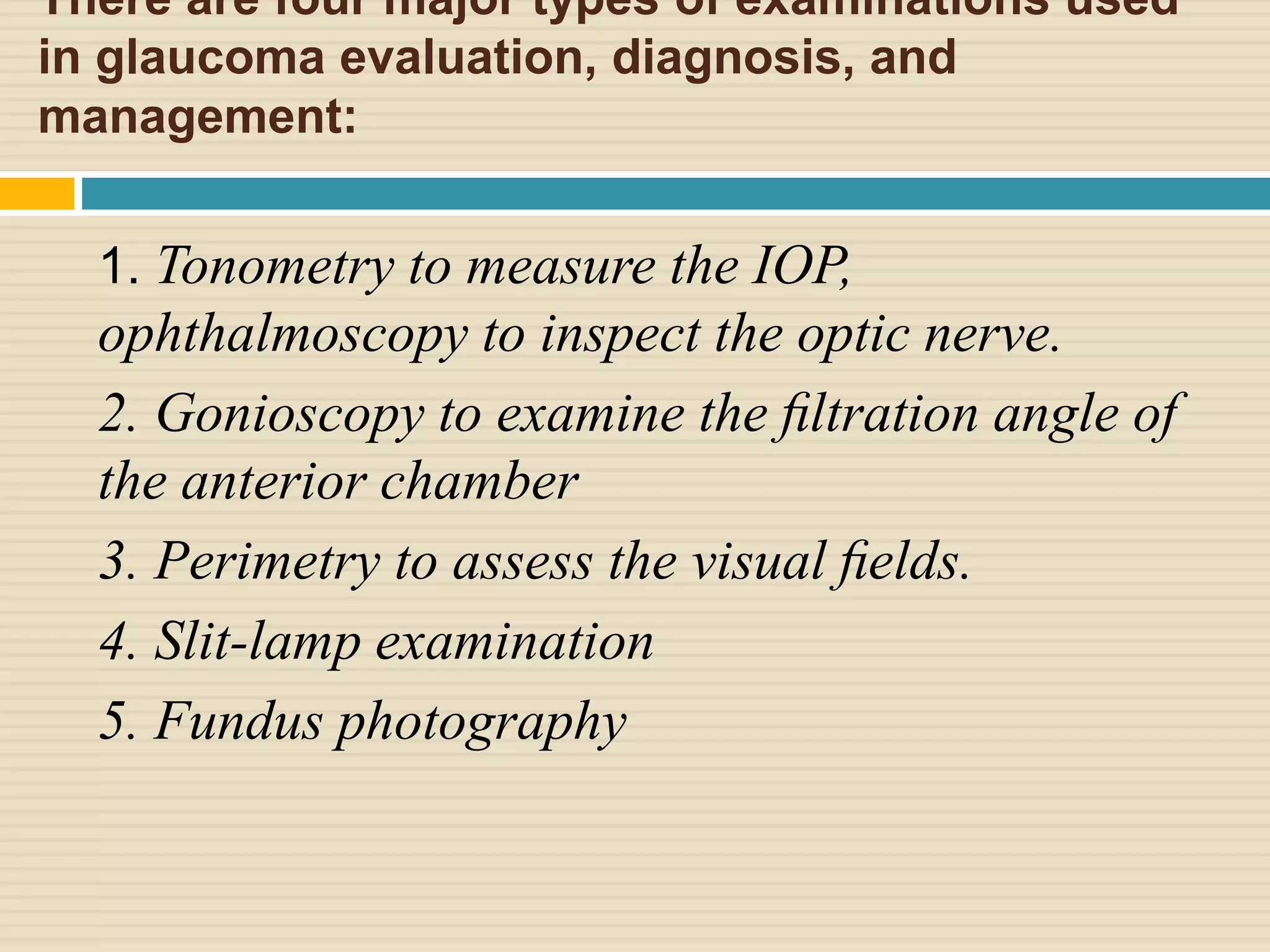 Glaucoma | PPTX