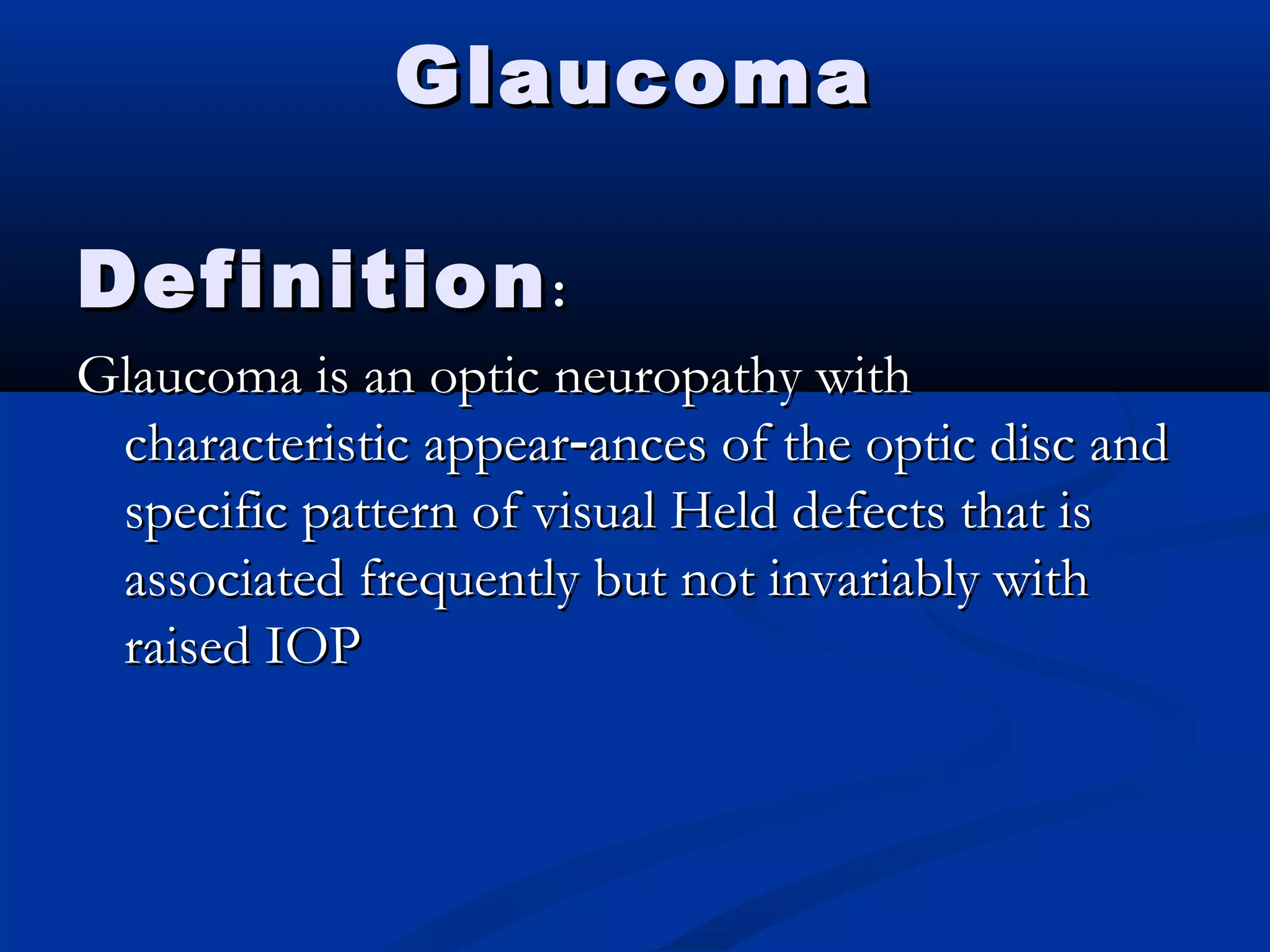 Glaucoma | PPT