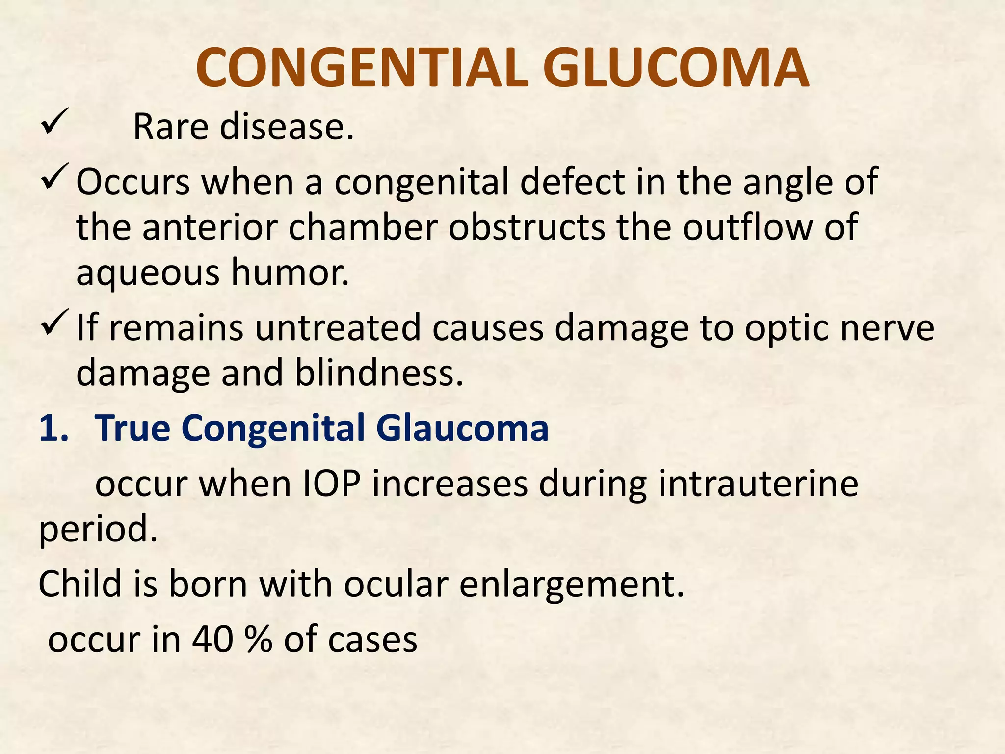 Glaucoma | PPTX