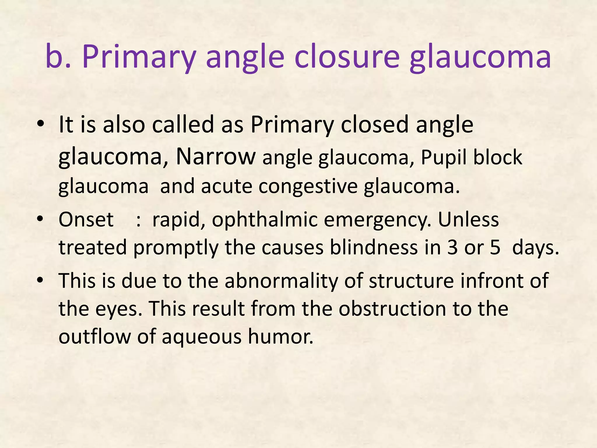 Glaucoma | PPTX