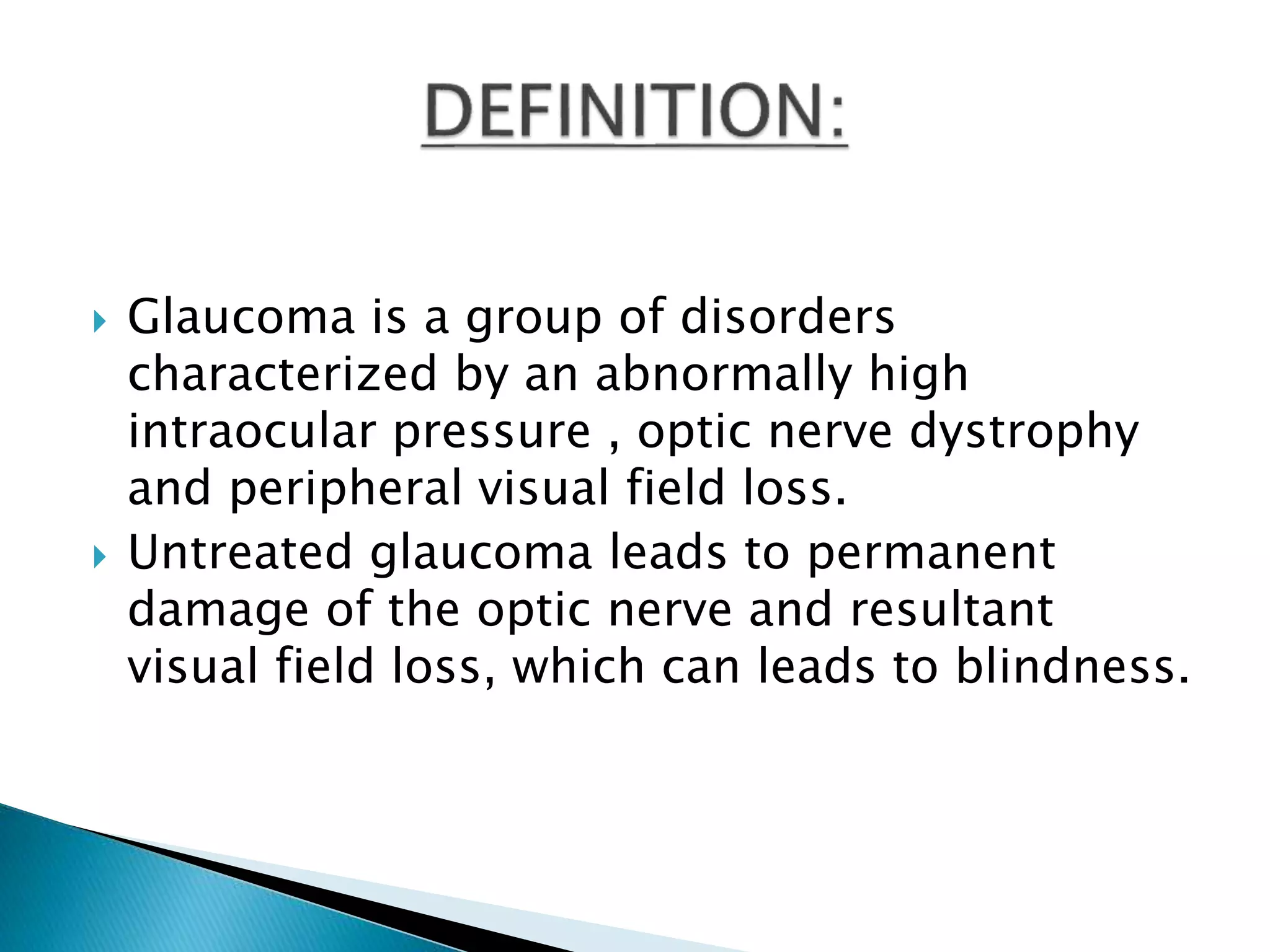 Glaucoma | PPTX