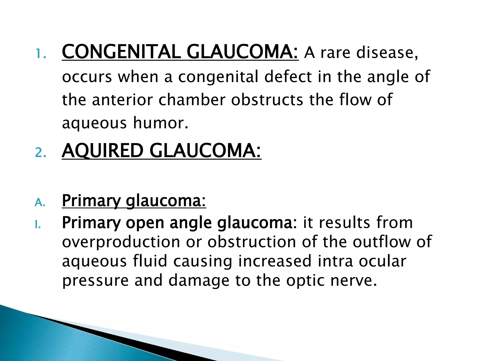 Glaucoma | PPTX