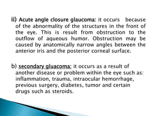 Glaucoma | PPTX