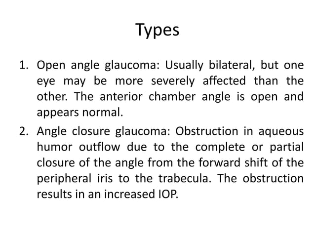 Glaucoma | PPTX