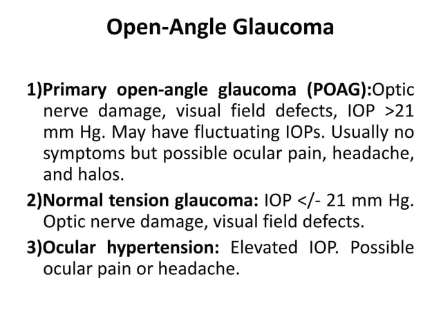 Glaucoma | PPTX