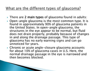 Glaucoma | PPTX