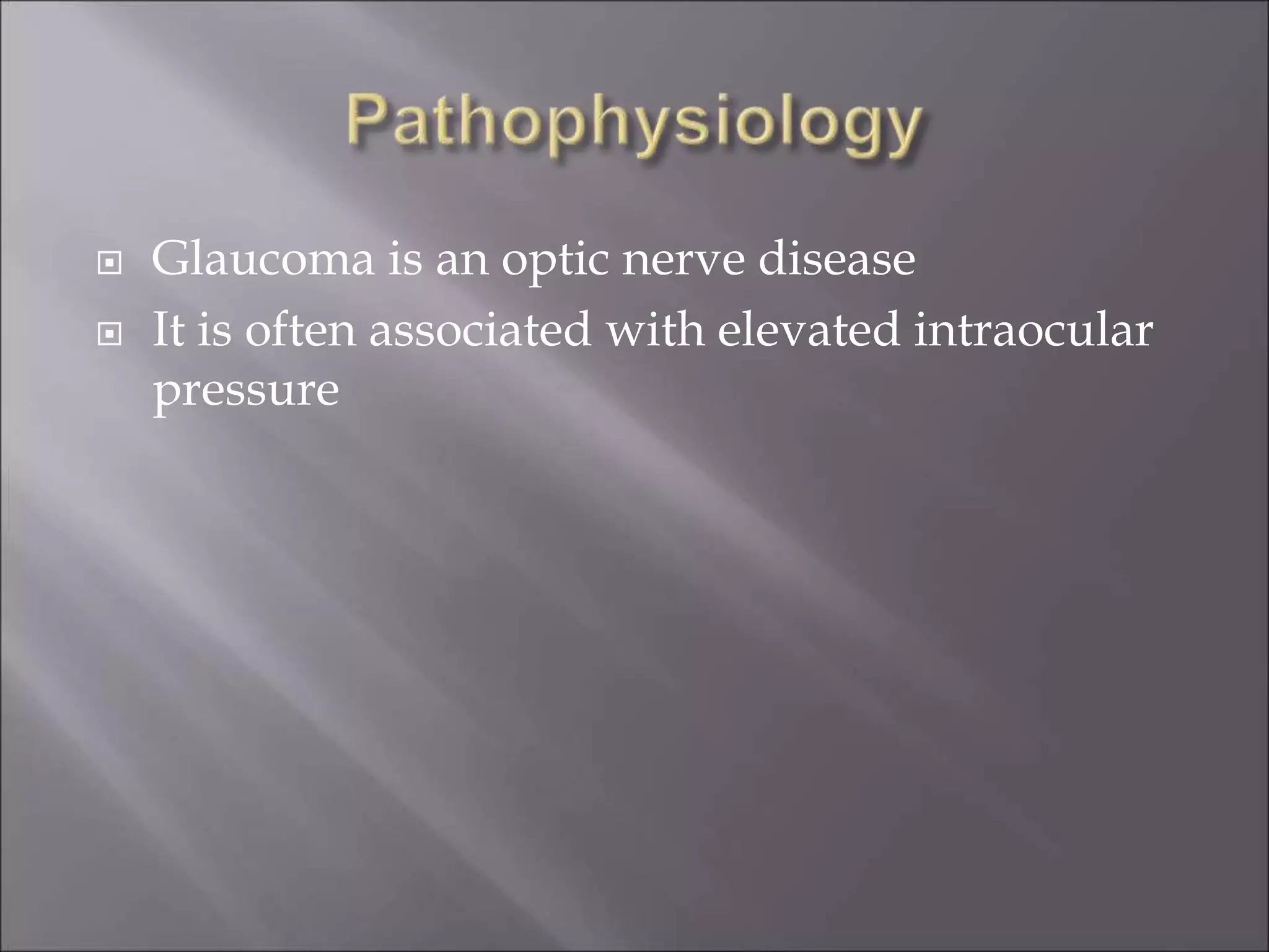 Glaucoma | PPT