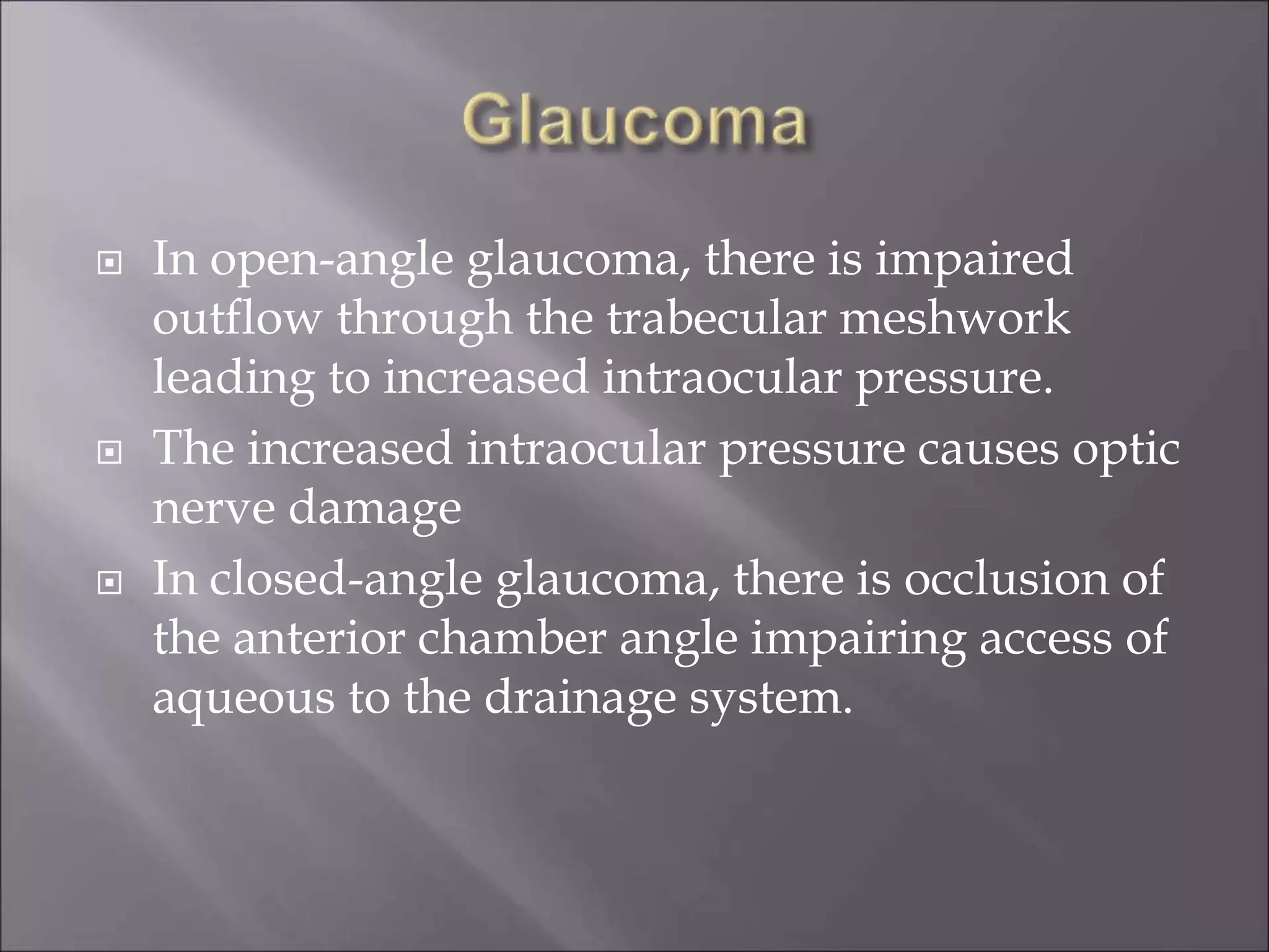 Glaucoma | PPT