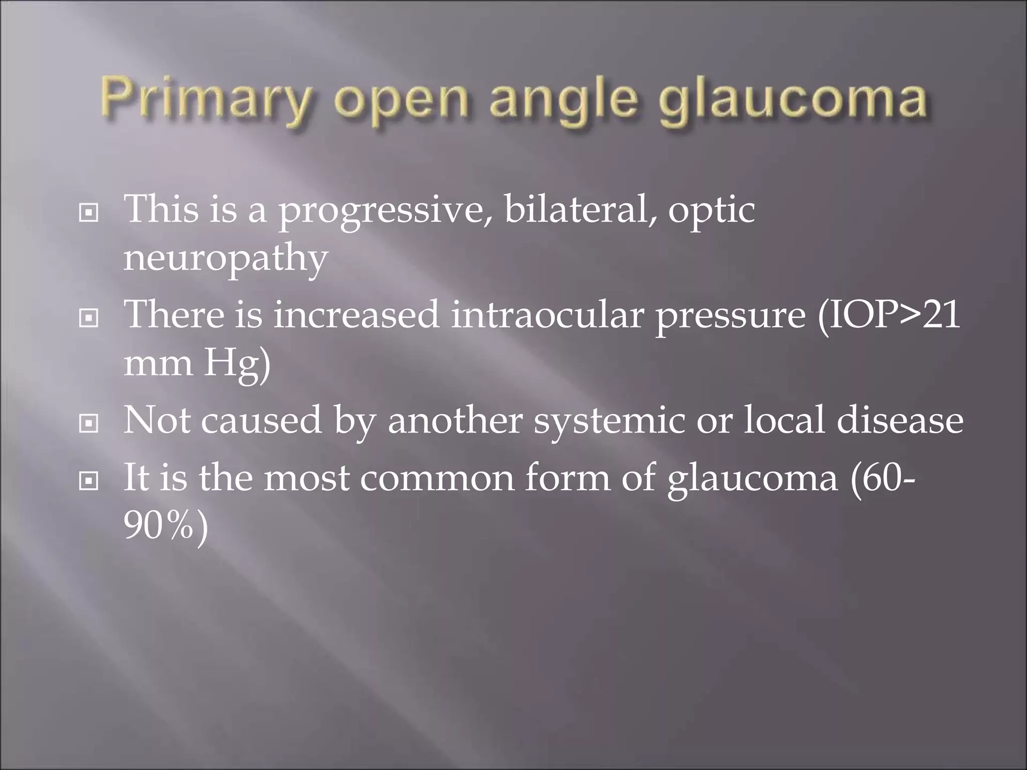 Glaucoma | PPT