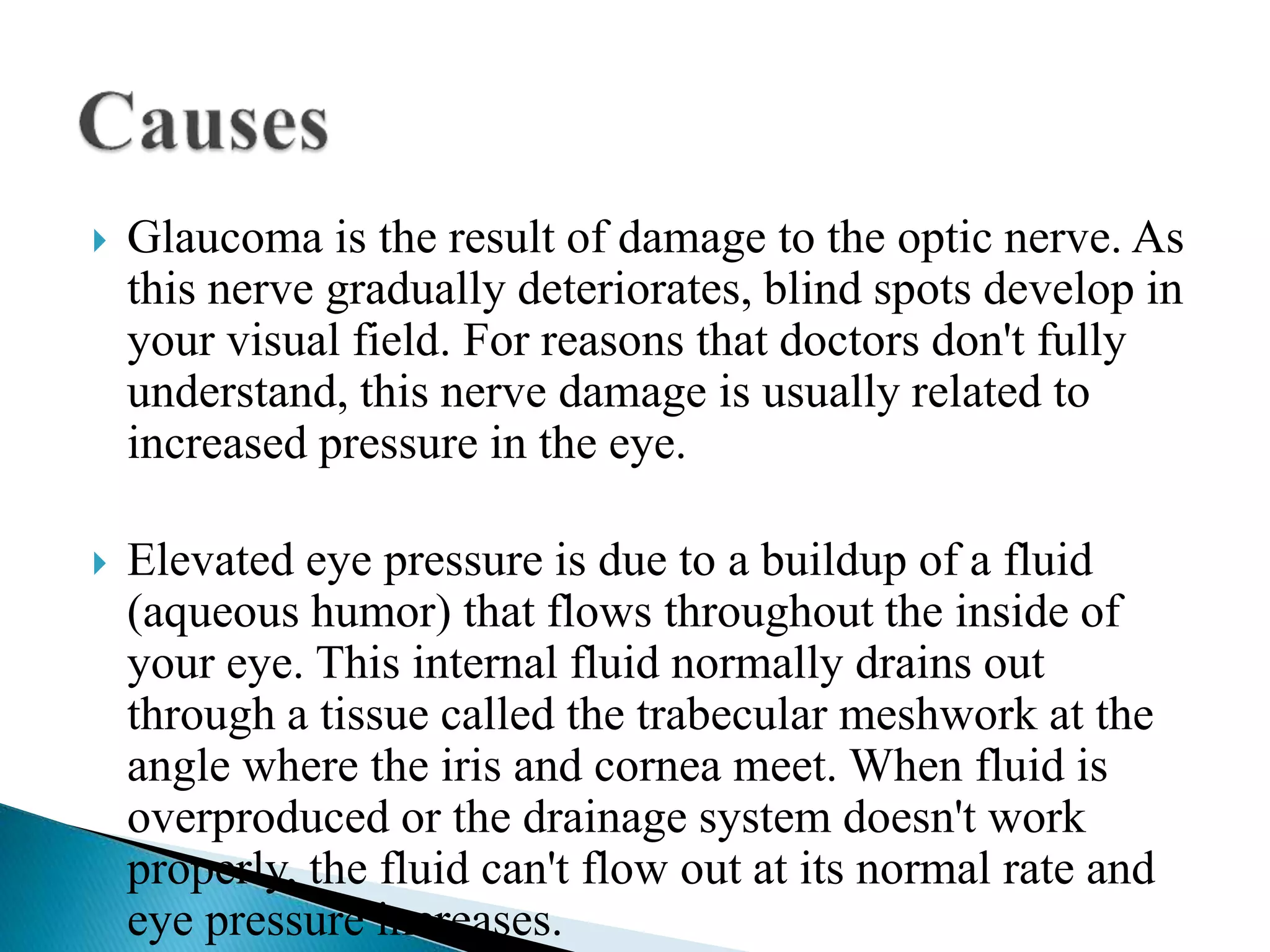 Glaucoma | PPTX