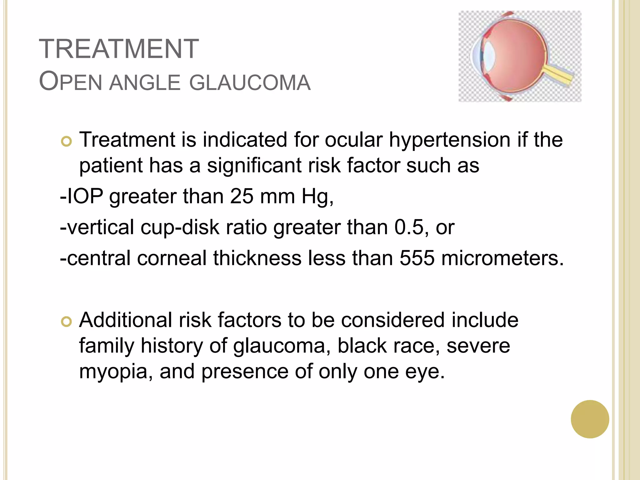 Glaucoma types, Pathogenesis, Diagnosis and Treatment | PPTX