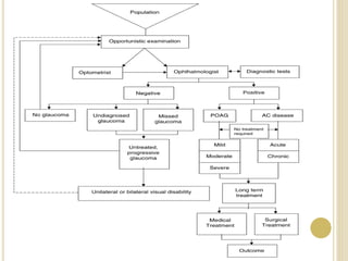 Glaucoma types, Pathogenesis, Diagnosis and Treatment | PPTX