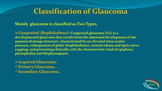 Glaucoma | PPTX