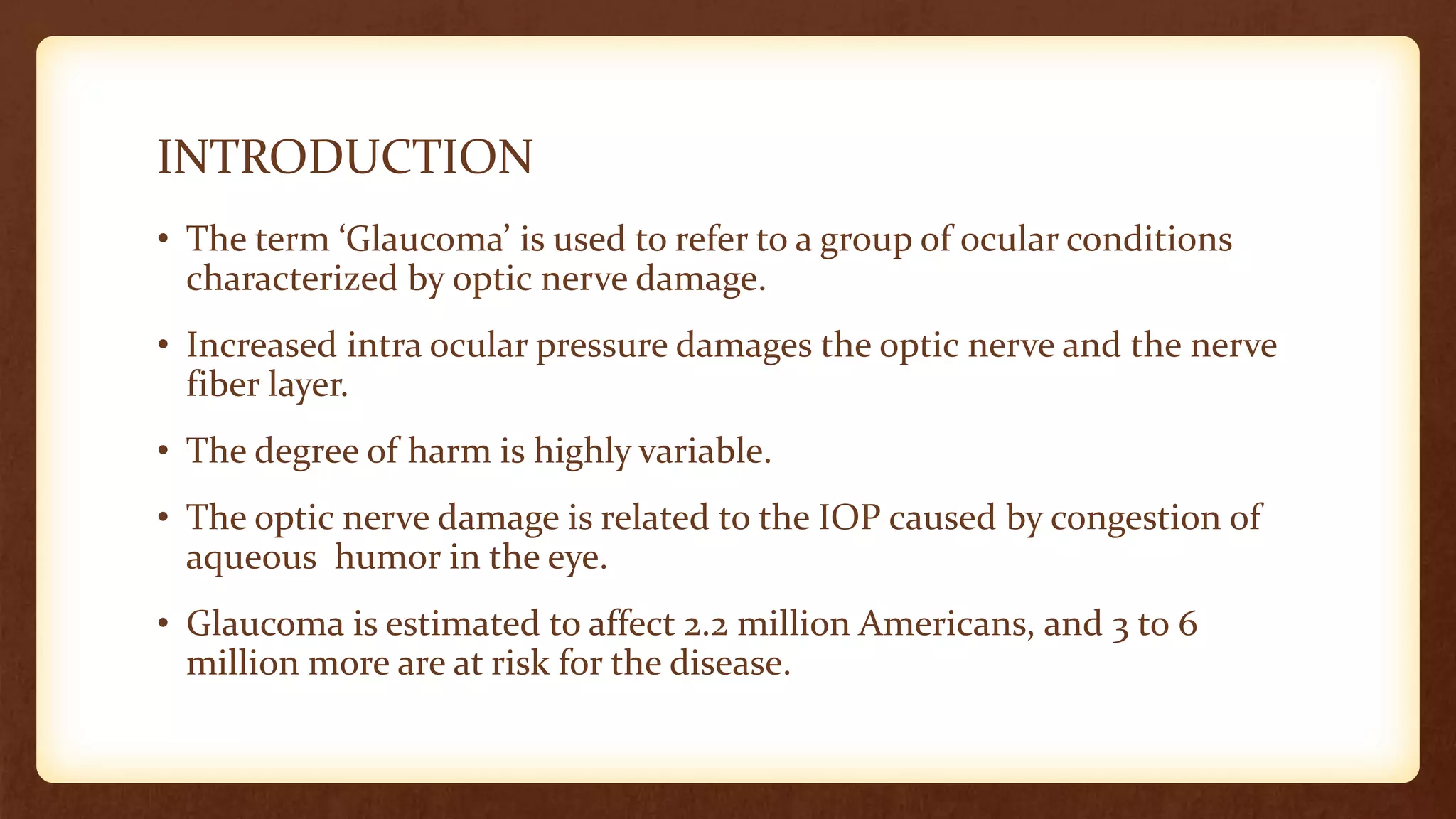 Glaucoma | PPT | Free Download