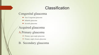 Glaucoma | PPTX