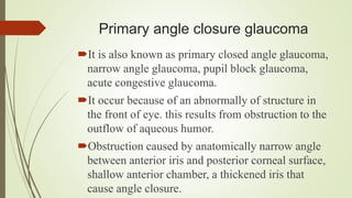 Glaucoma | PPTX