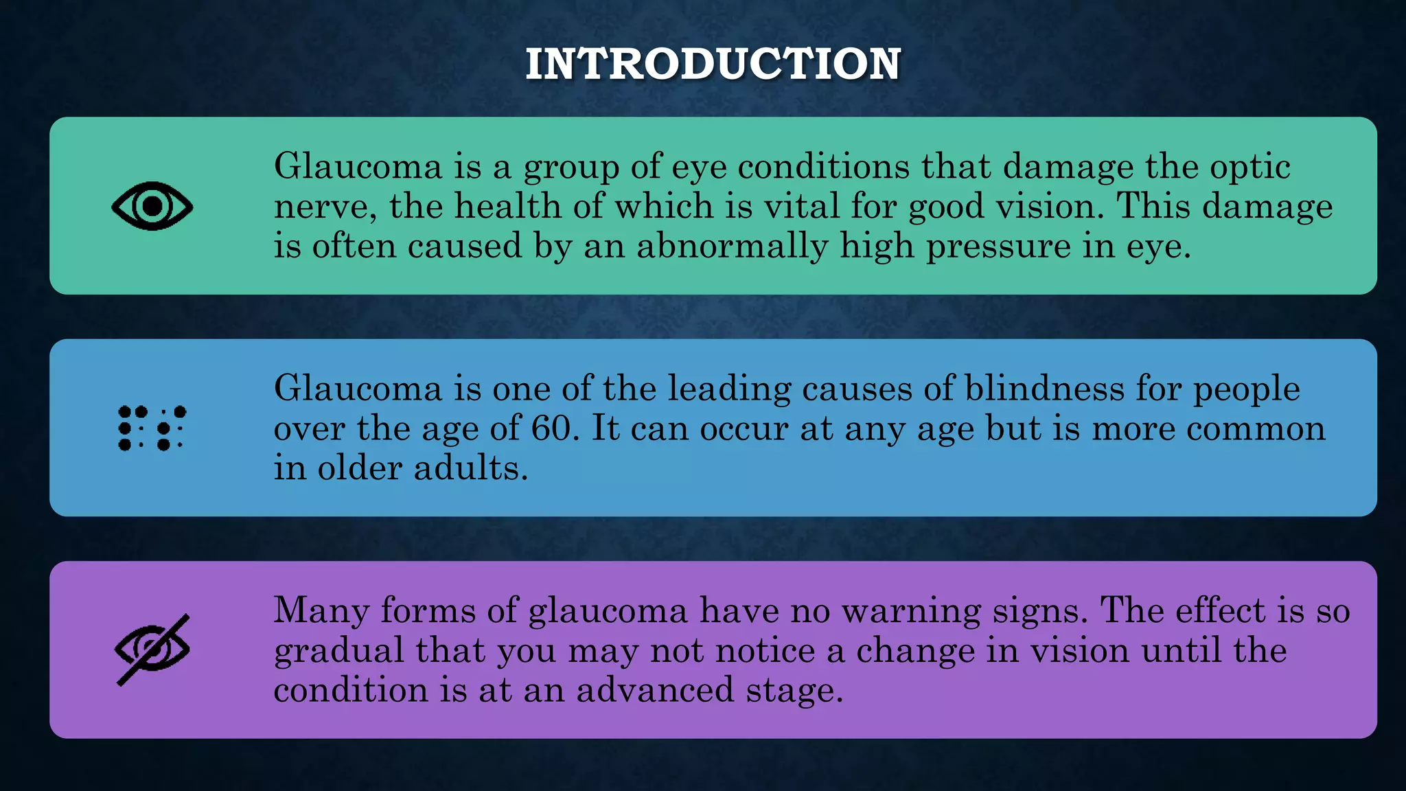 Glaucoma slideshare for medical students | PPTX