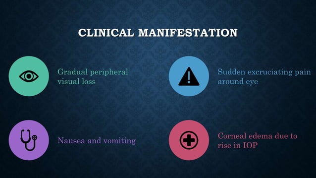 Glaucoma slideshare for medical students | PPTX