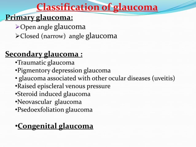 Glaucoma | PPTX