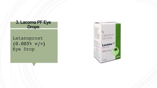 Top 10 Eye Drops for Glaucoma in India | PPTX