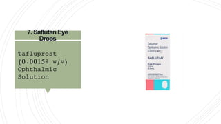 Top 10 Eye Drops for Glaucoma in India | PPTX