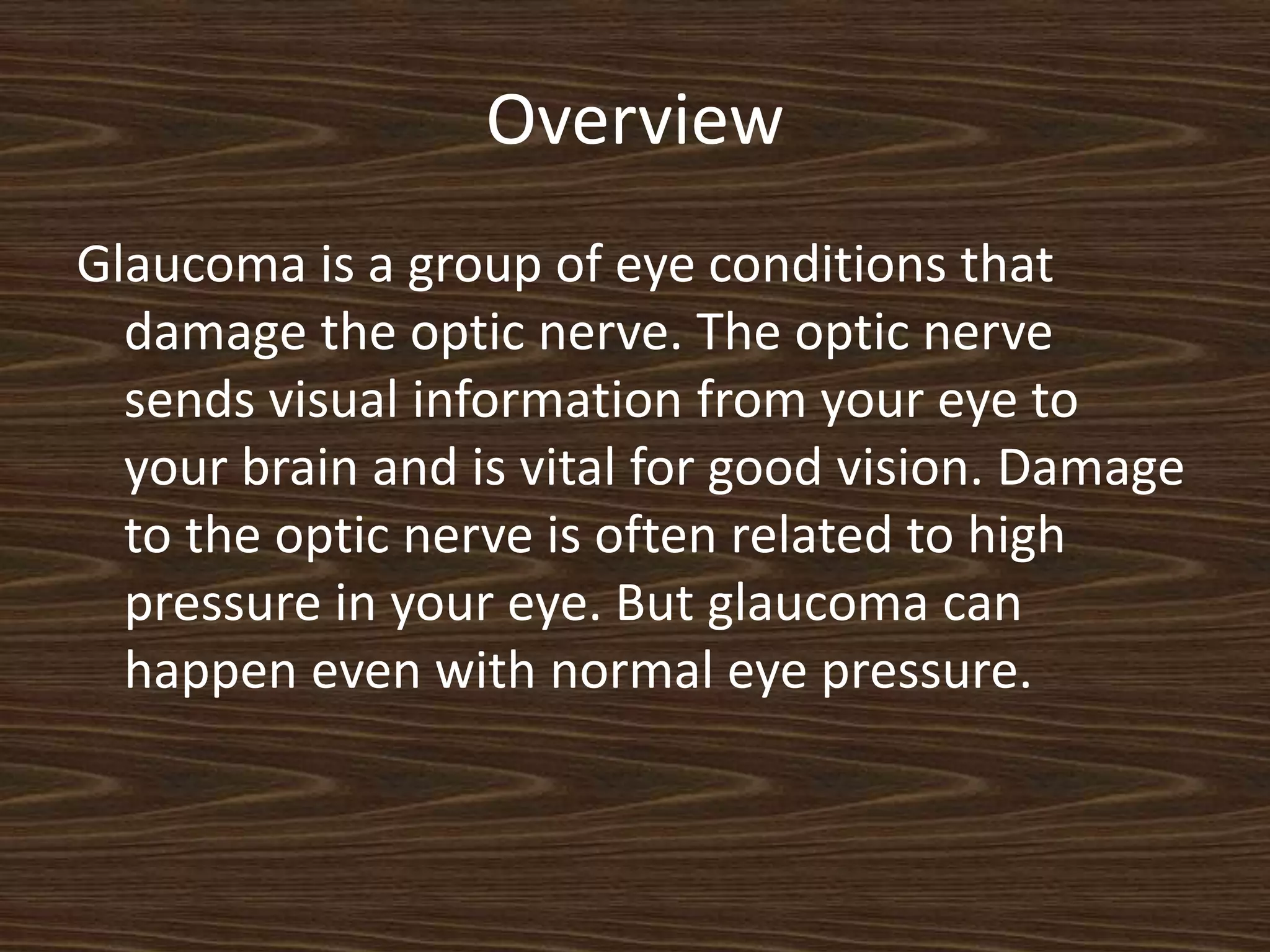 Glaucoma | PPTX