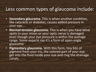 Glaucoma | PPT