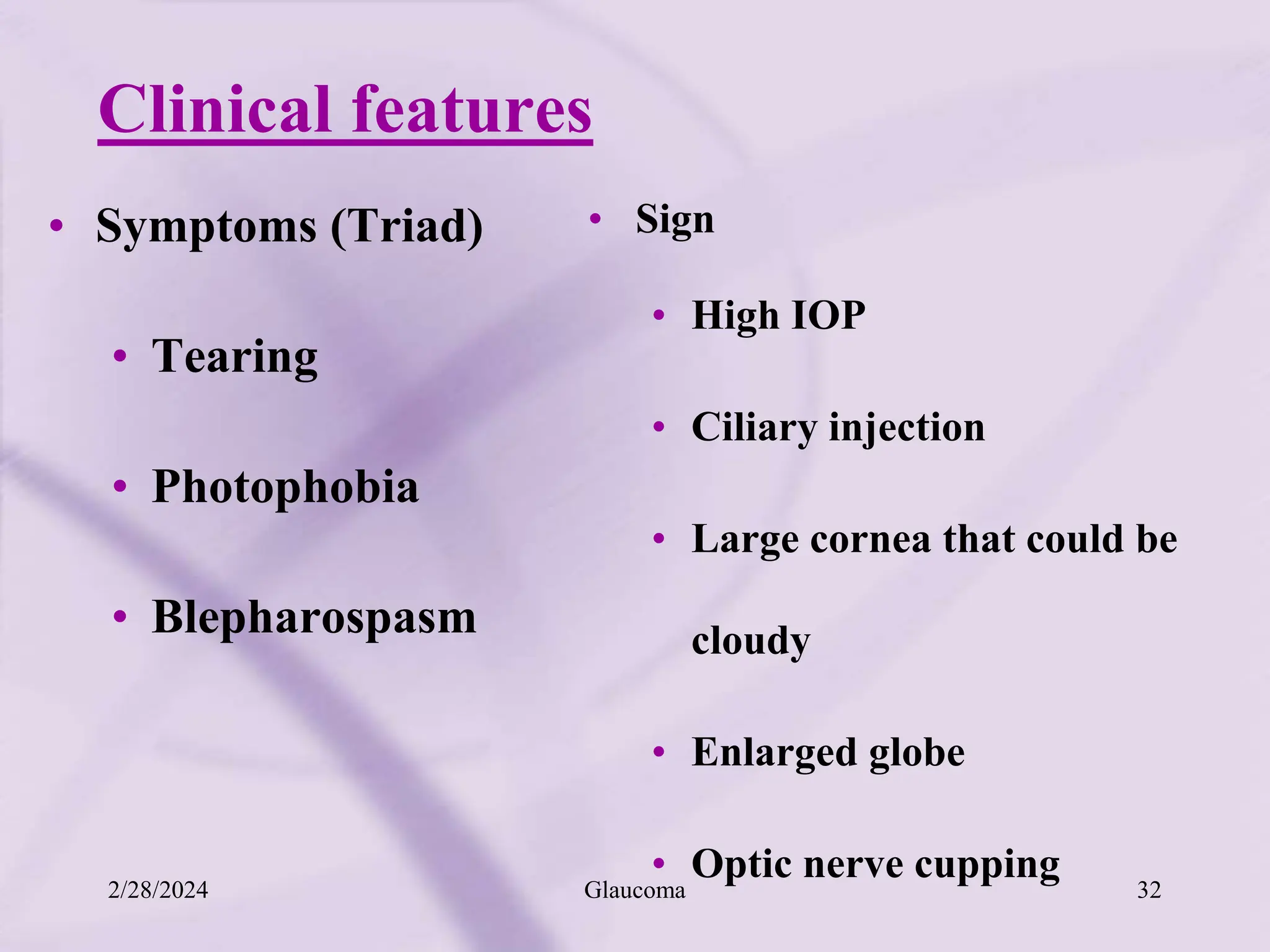 Glaucoma presentation short descriptions | PPTX | Eye and Vision ...