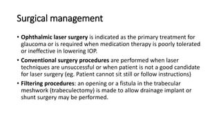 GLAUCOMA of human eye for certificate nurses | PPTX