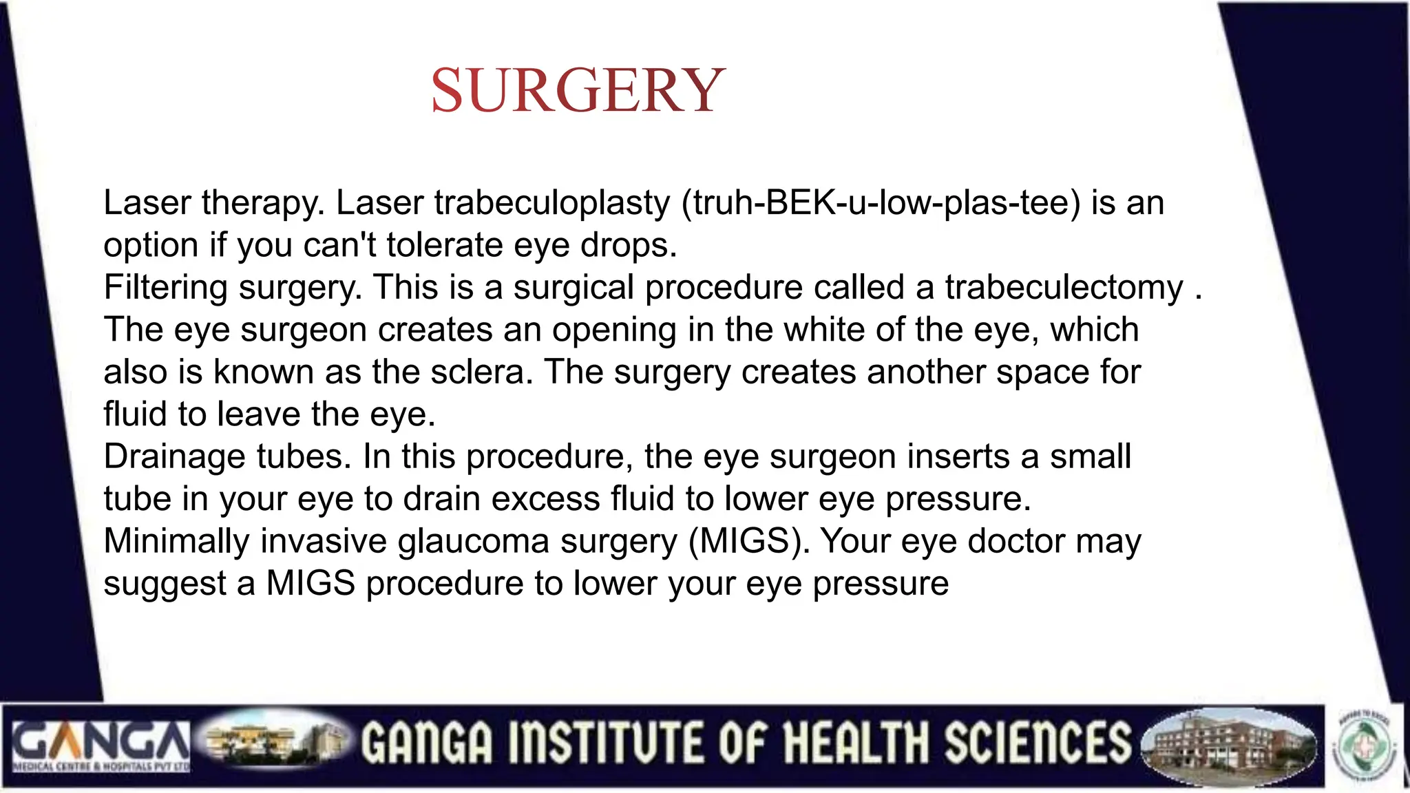 glaucoma and its management.pptx for nursing students | PPTX