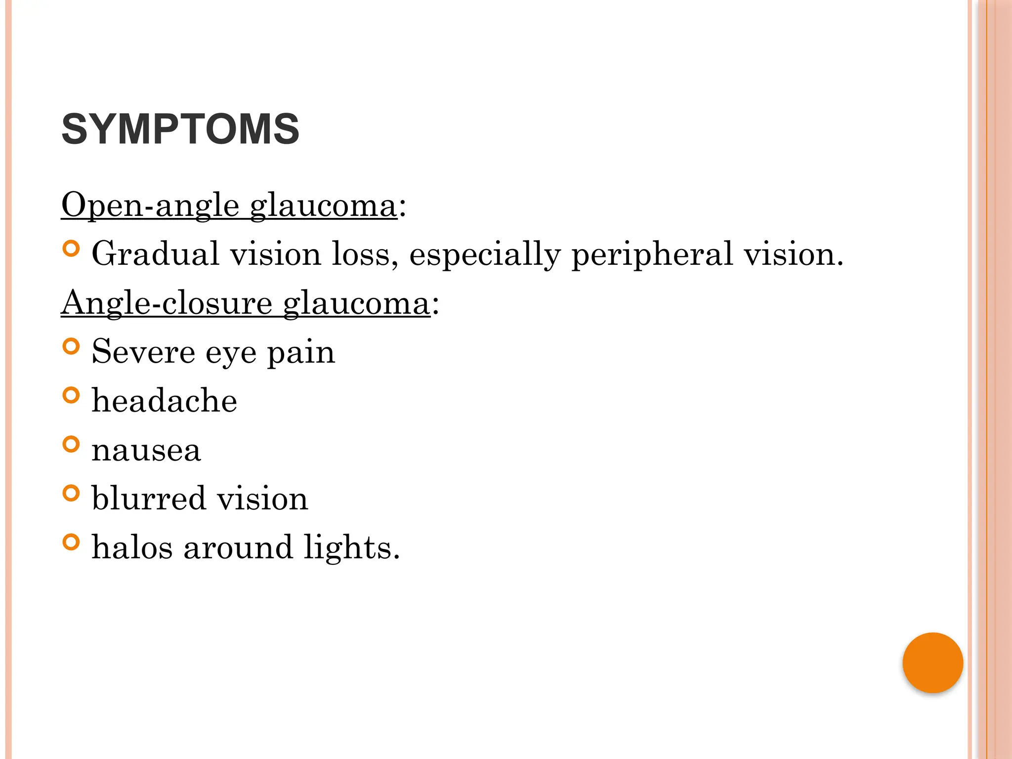 Glaucoma short overview / Pharmacotherapeutics / pharmd slides | PPTX