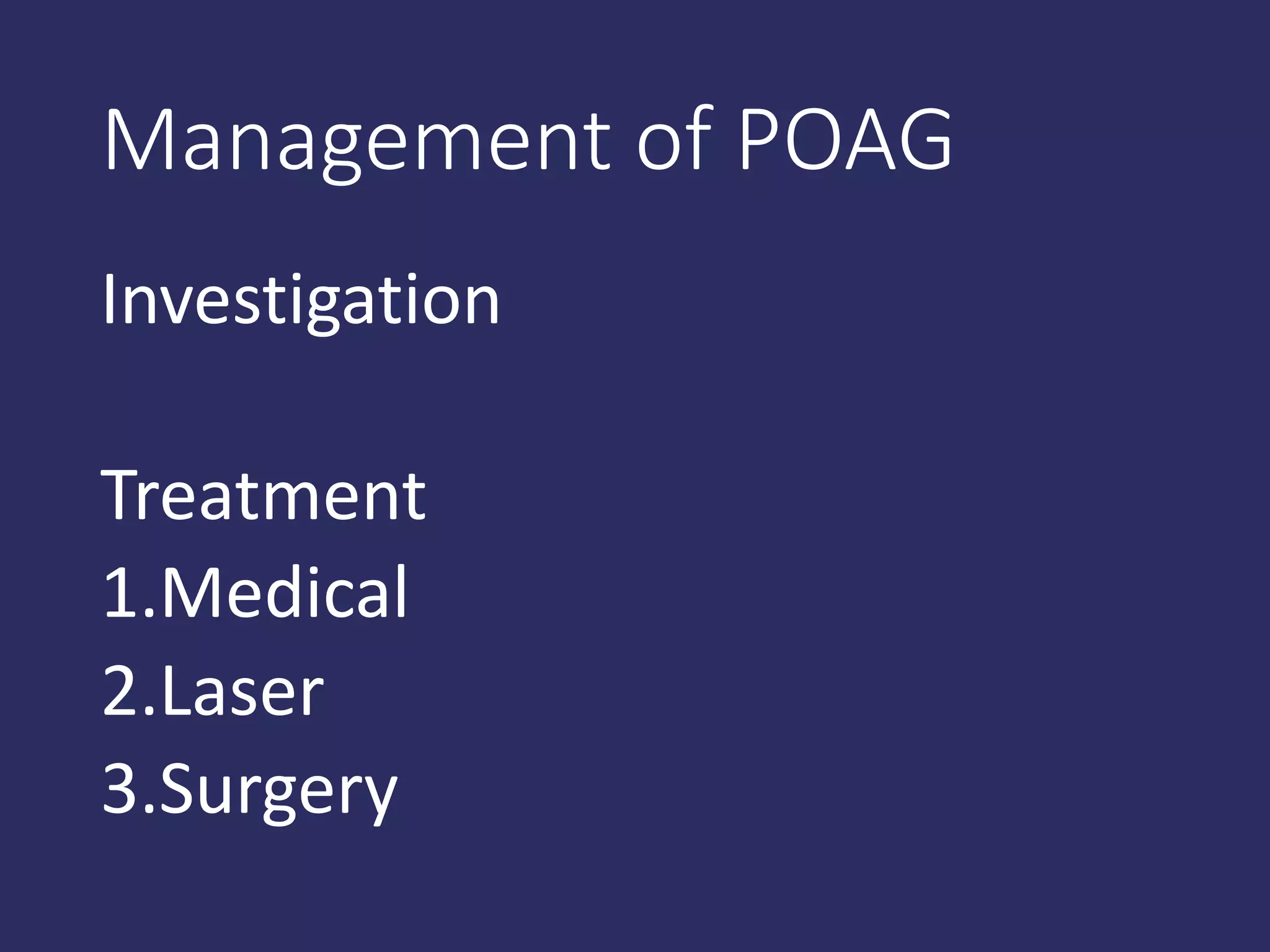 Glaucoma POAG | PPT | Eye and Vision Conditions | Diseases and Conditions