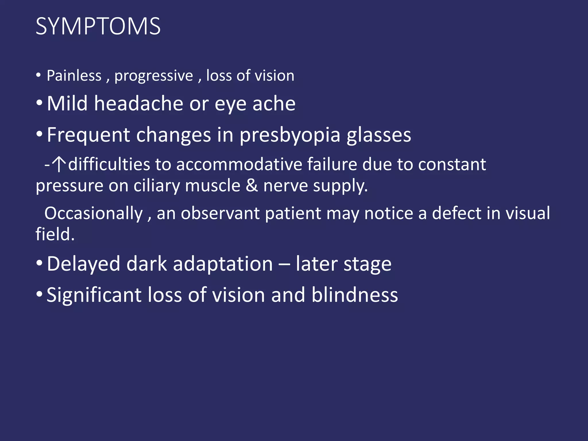 Glaucoma POAG | PPT | Eye and Vision Conditions | Diseases and Conditions