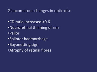 Glaucoma POAG | PPT | Eye and Vision Conditions | Diseases and Conditions