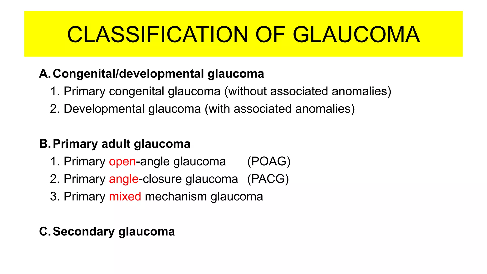 Glaucoma | PPTX