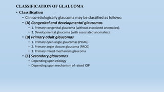Glaucoma 1 | PPTX