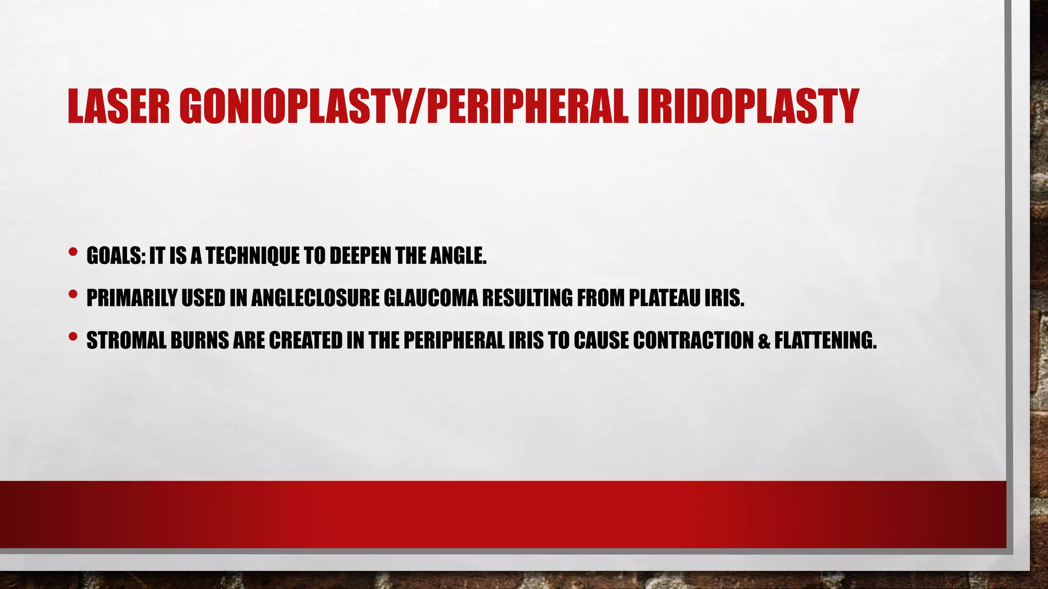 surgical management of glaucoma | PPTX
