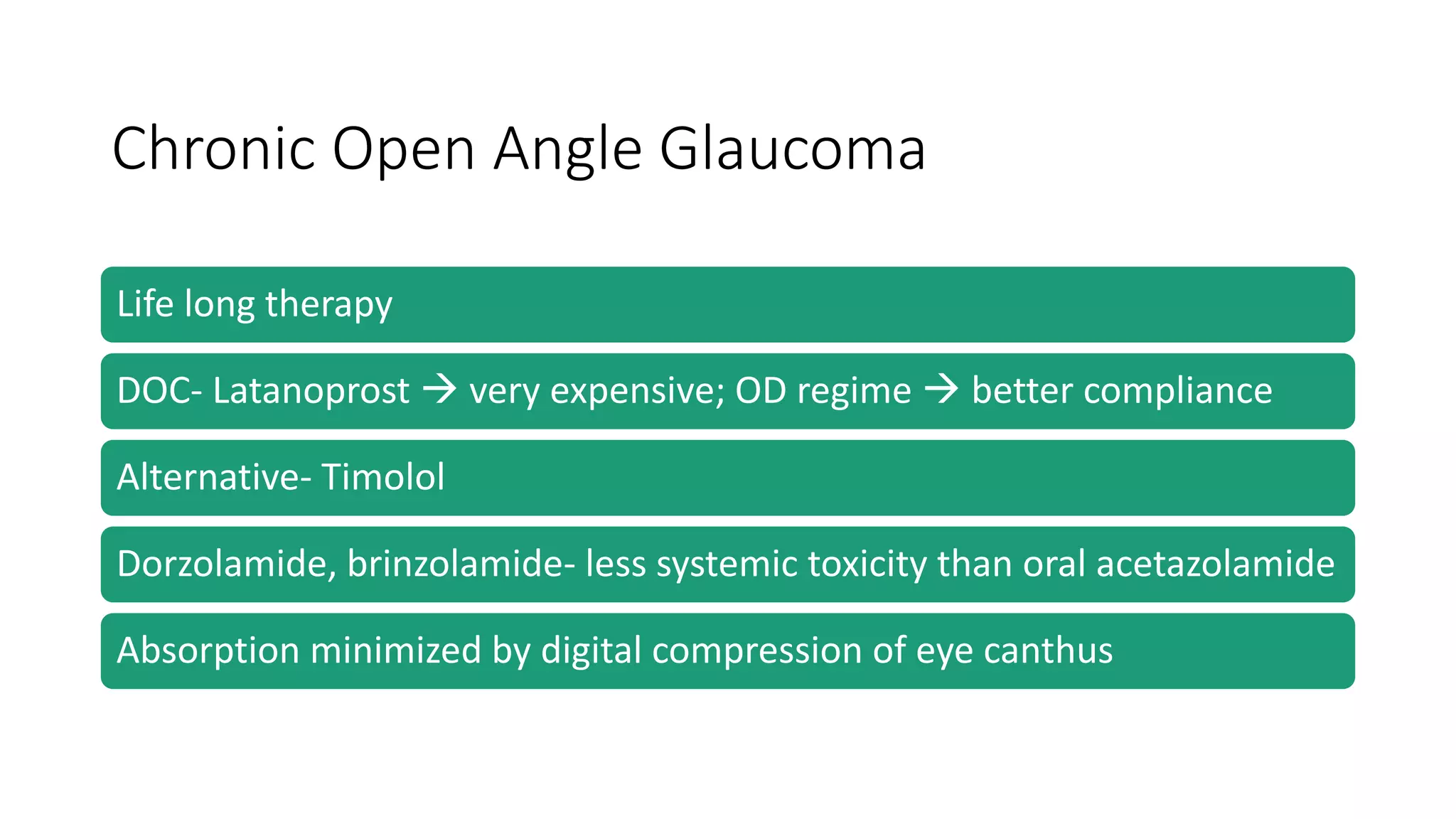 Pharmacotherapy of Glaucoma .pptx