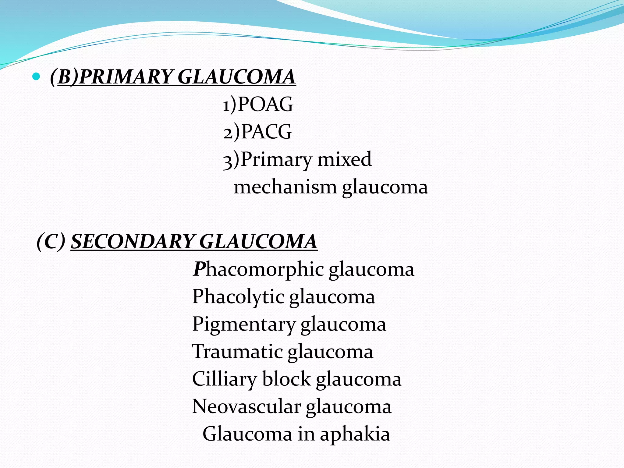 Glaucoma | PPTX