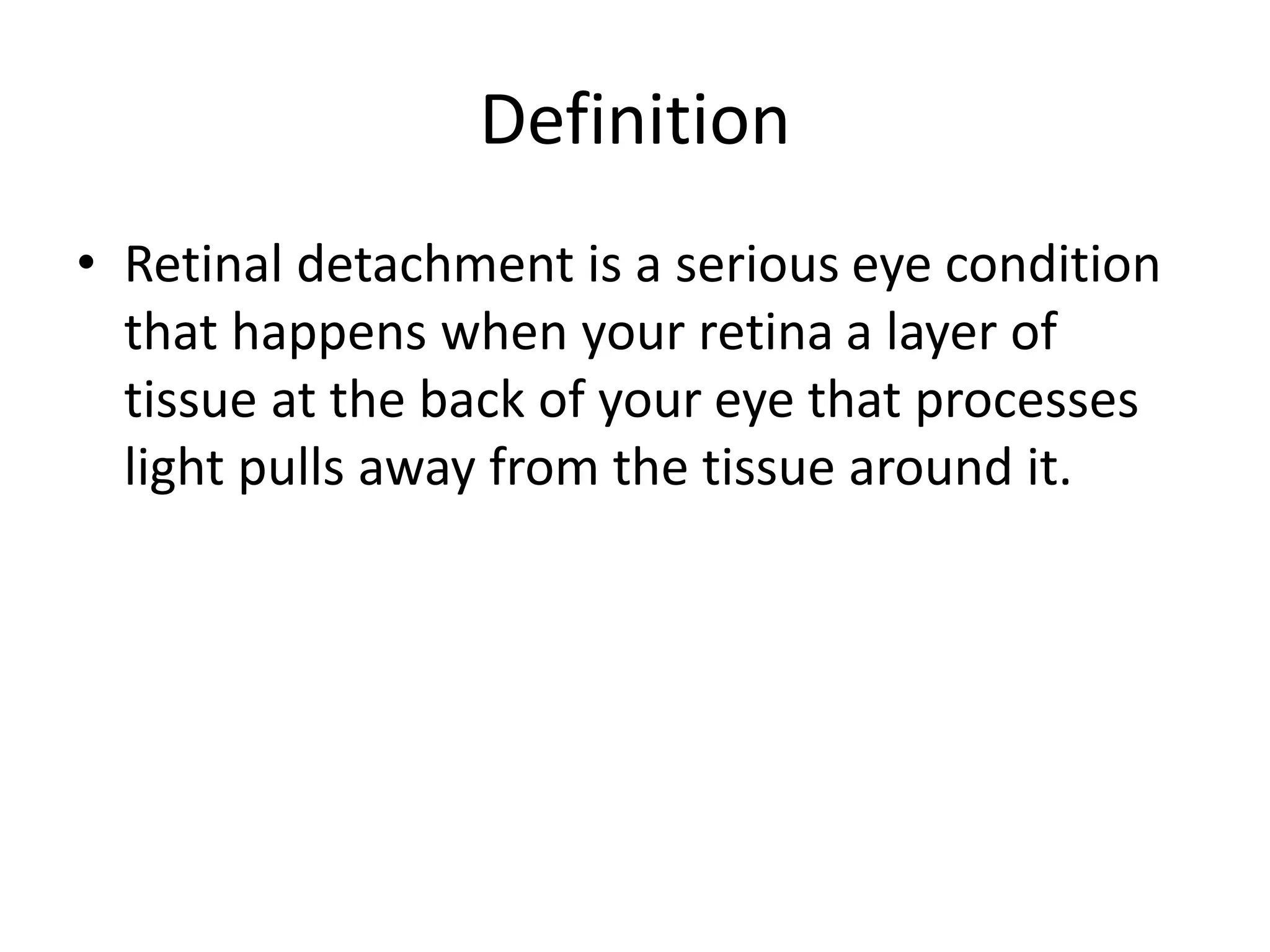 Glaucoma and Retinal detachment.pptx .. | PPT