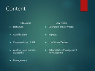 Glaucoma And Visual Rehabilitation.pptx