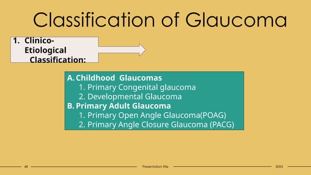 Glaucoma a silent thief of sight, a medical emergency | PPT