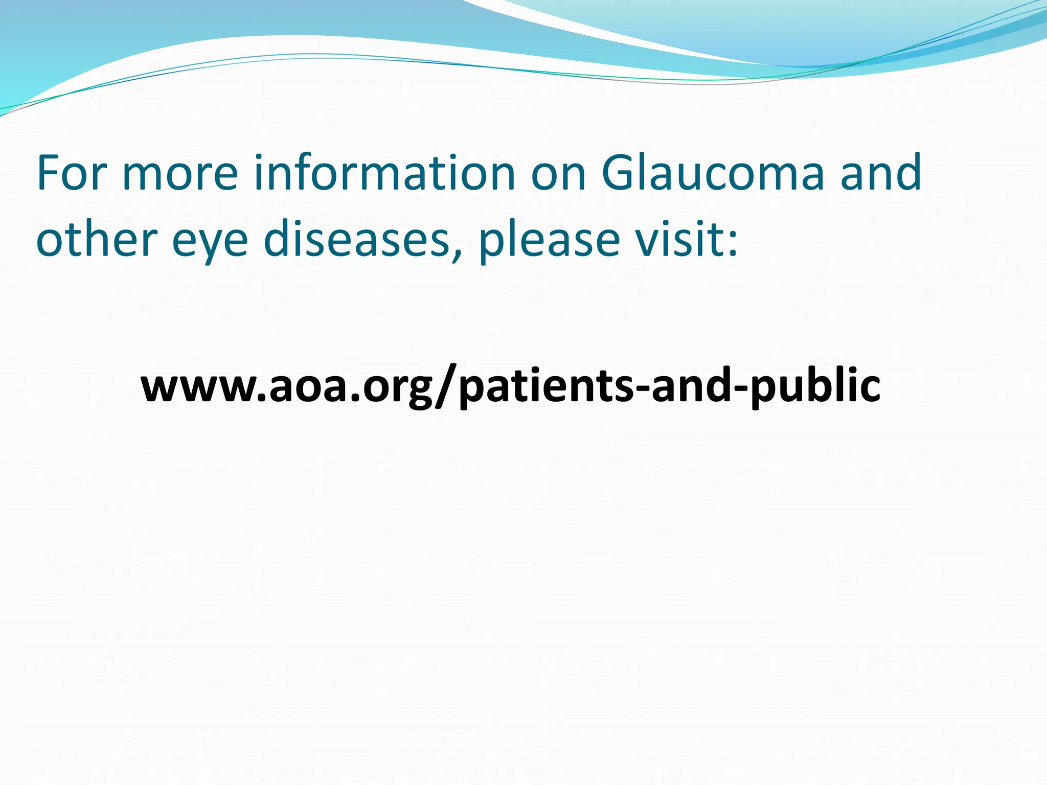 Lecture note on GlaucomaAwareness2014.ppt