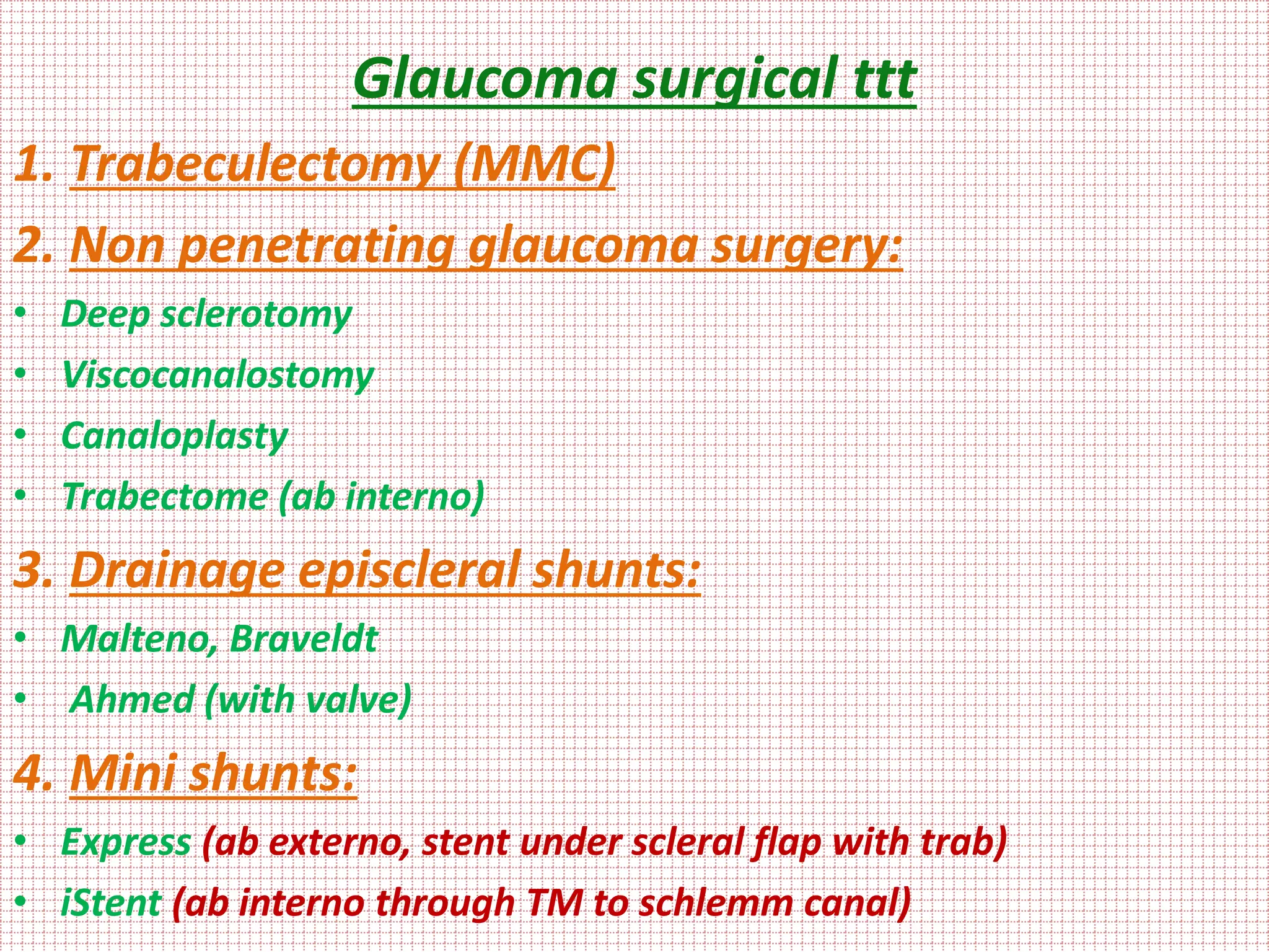 Glaucoma basic principles part 2 | PPTX