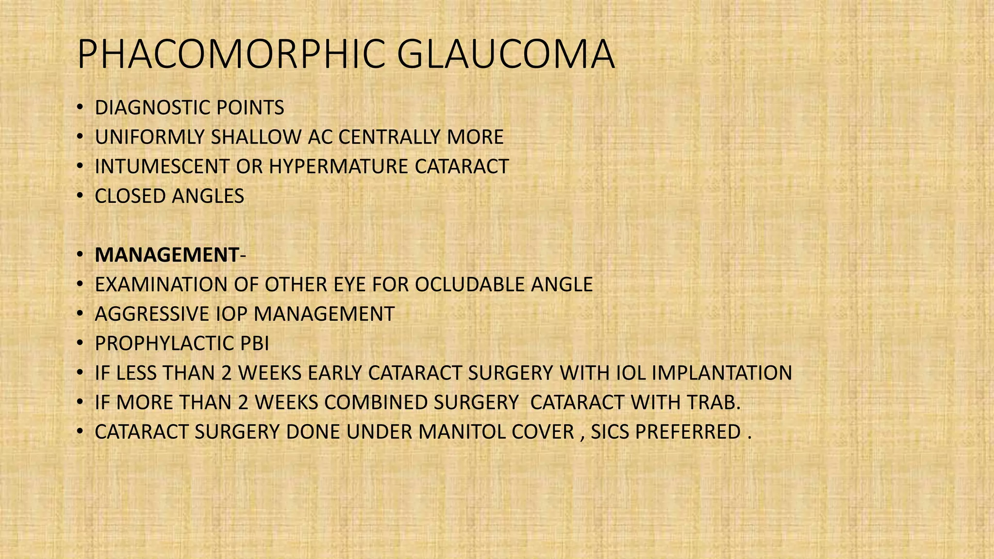 Glaucoma clinical | PPTX