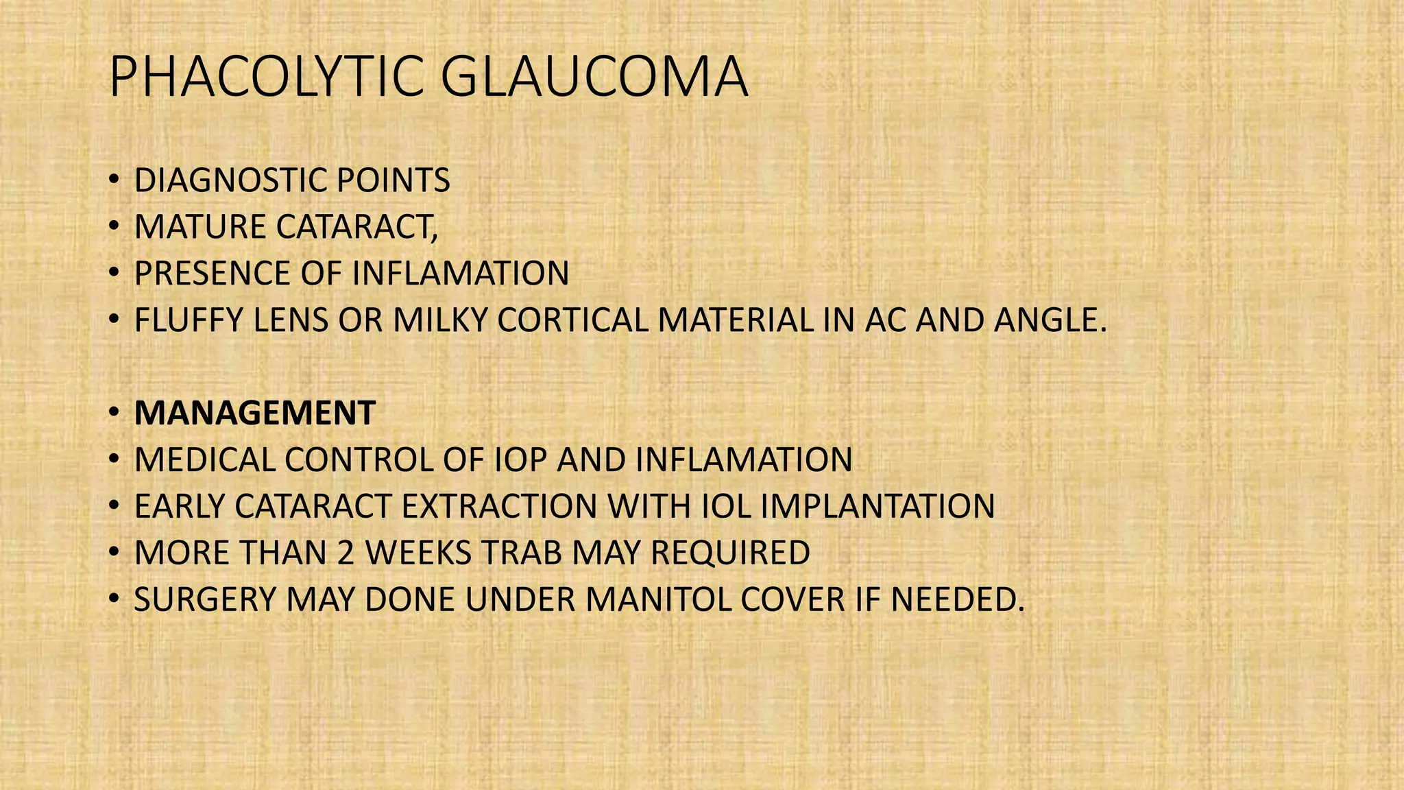 Glaucoma clinical | PPTX