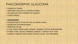Glaucoma clinical | PPTX