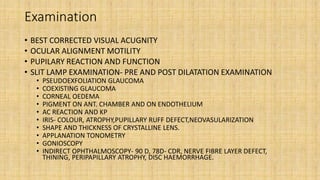 Glaucoma clinical | PPTX