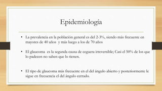 Glaucoma de ángulo cerrado | PPTX